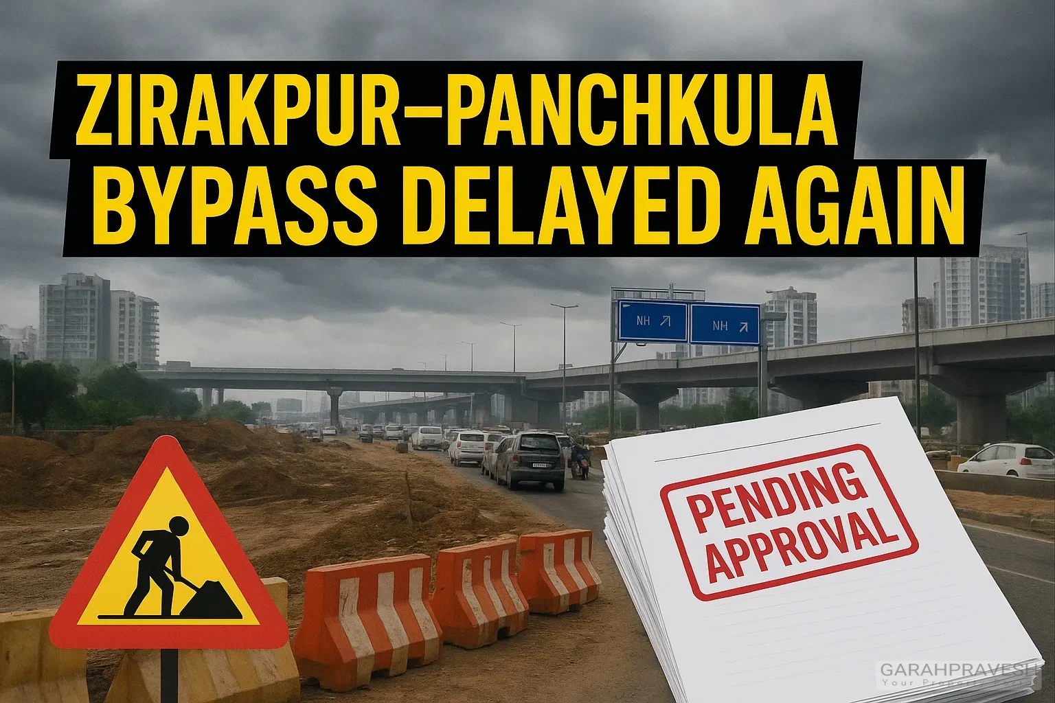 Zirakpur Panchkula Bypass Project Delayed Over Clearance